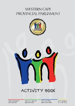 Activity Booklet | wcpp